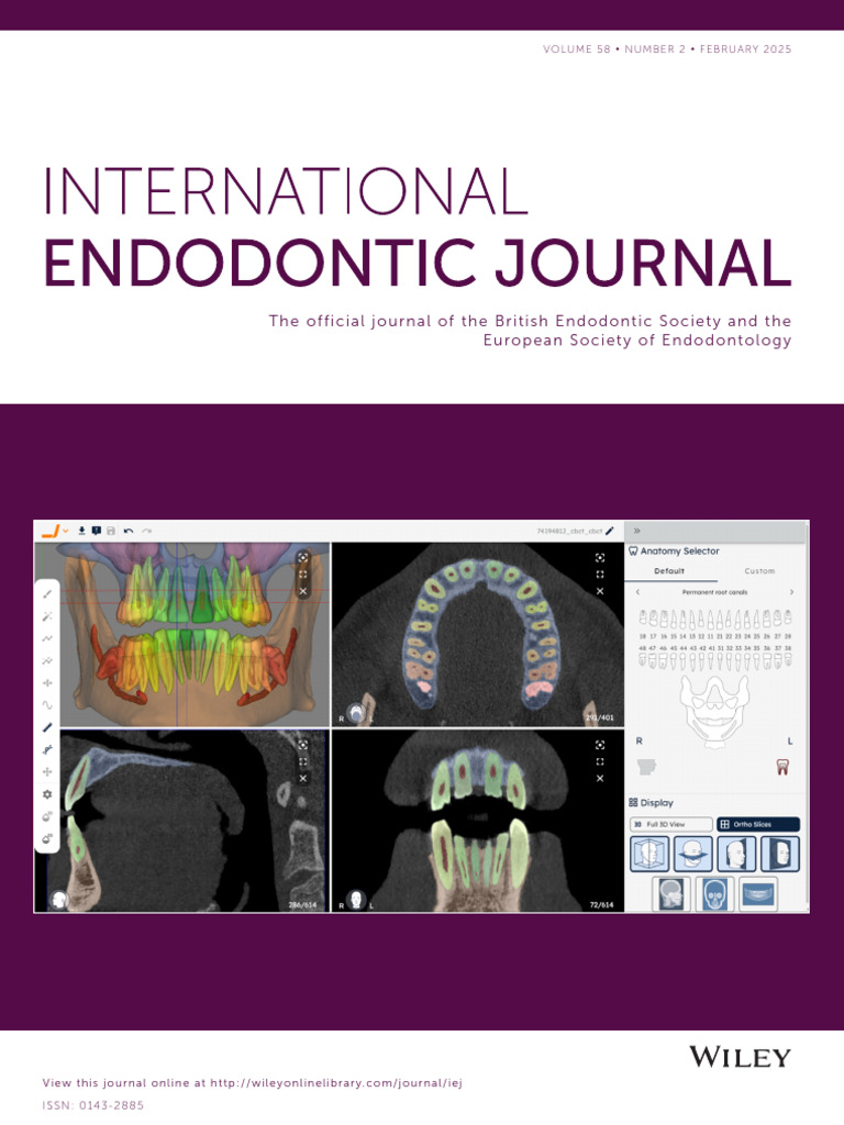 International Endodontic Journal Update | PDF | Dentistry | Open Access