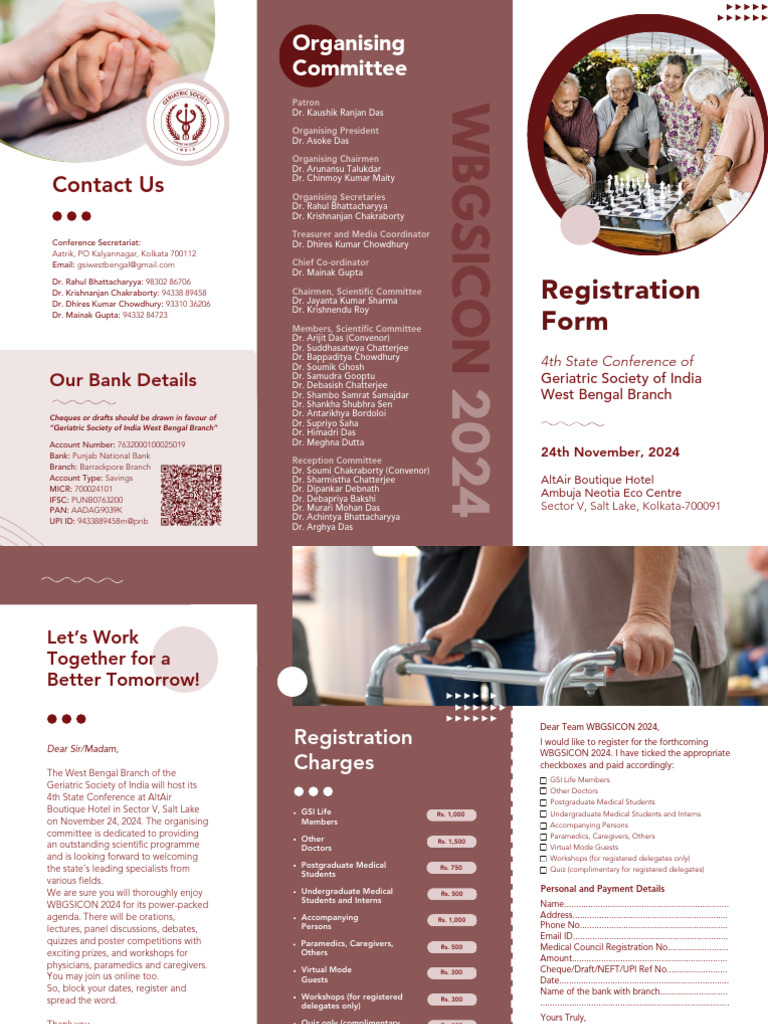 WBGSICON 2024 Registration Form RGB | PDF | Health Care