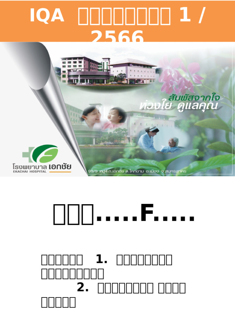 Present IQA ทีม F | PDF