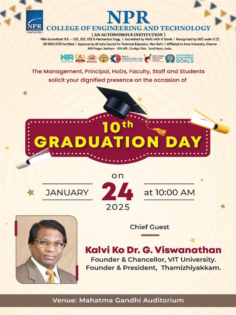 Graduation Day Invitation & Instructions (1) | PDF