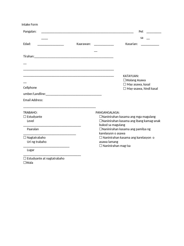 Rapid HEEADSSSS Form | PDF
