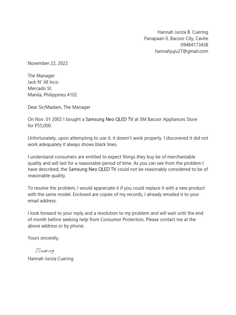 Midterm - Project#1 Letter | PDF