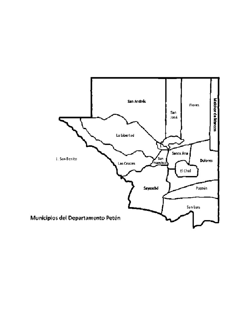Mapa de Petén | PDF