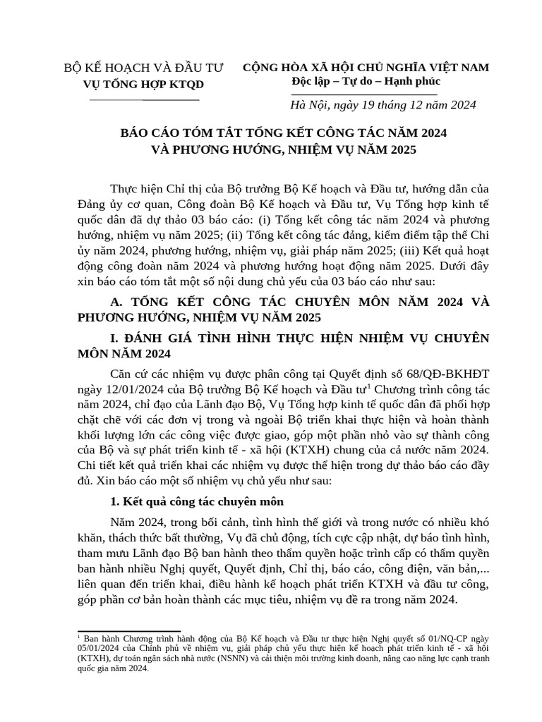 BC Tom Tat Tong Ket Nam 2024 | PDF