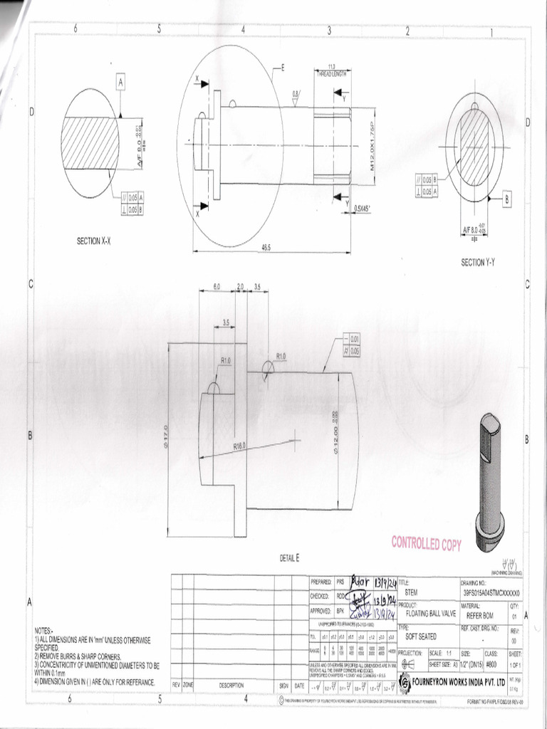 DN15 #800 SS - FB - Swe - BLV Stem | PDF