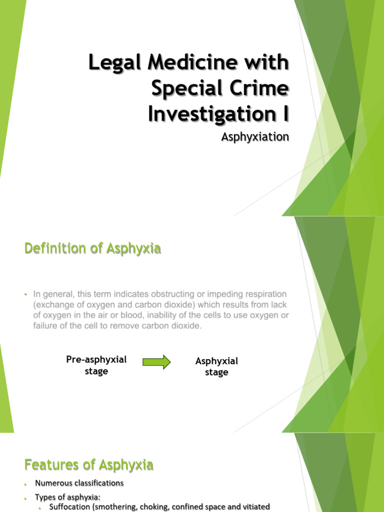 Lecture 8 - Asphyxiation | PDF | Hanging | Breathing