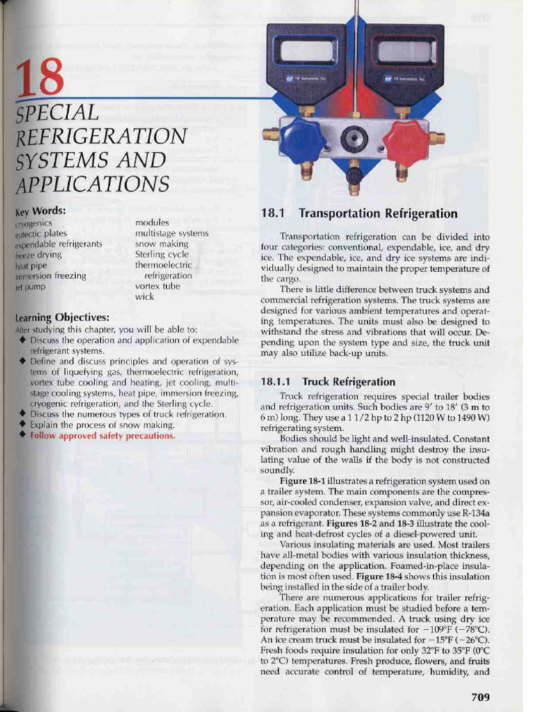 18 Special Refrigeration Systems and Application | PDF