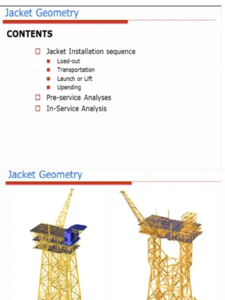 3 Jacket Installation Sequene Completeppt | PDF