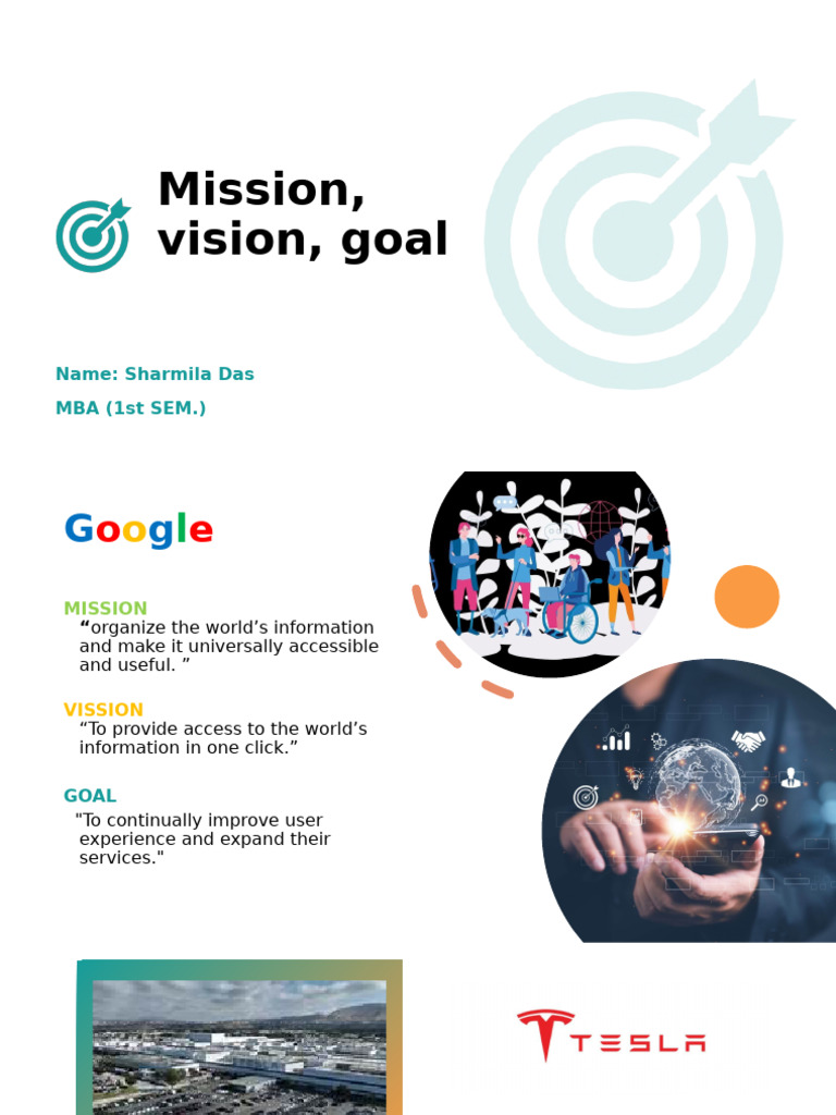 Mission, Vision, Goal by Sharmila | PDF | Economies