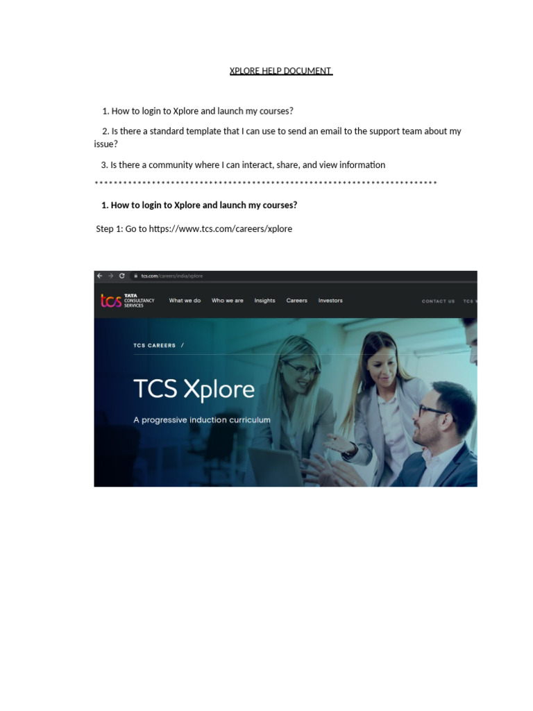 Xplore Login Help Document - 2025 | PDF