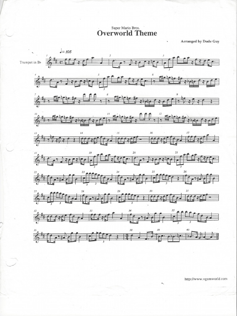 Overworld Theme | PDF