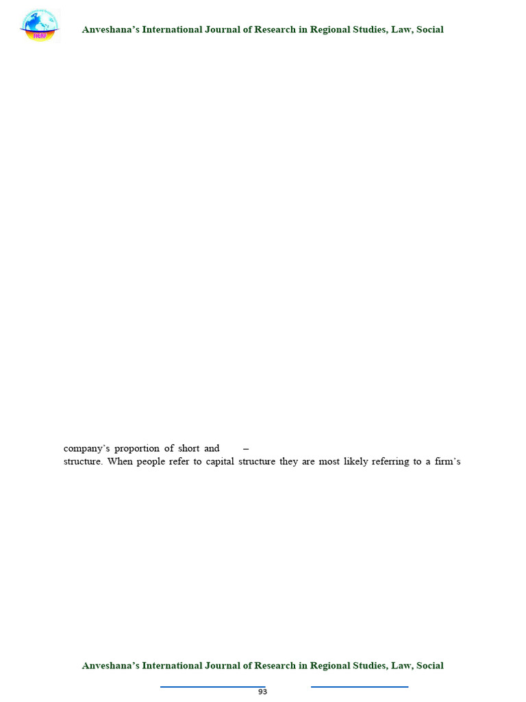 An Analysis of Capital Structure Reliance Industries Limited 1 | PDF ...