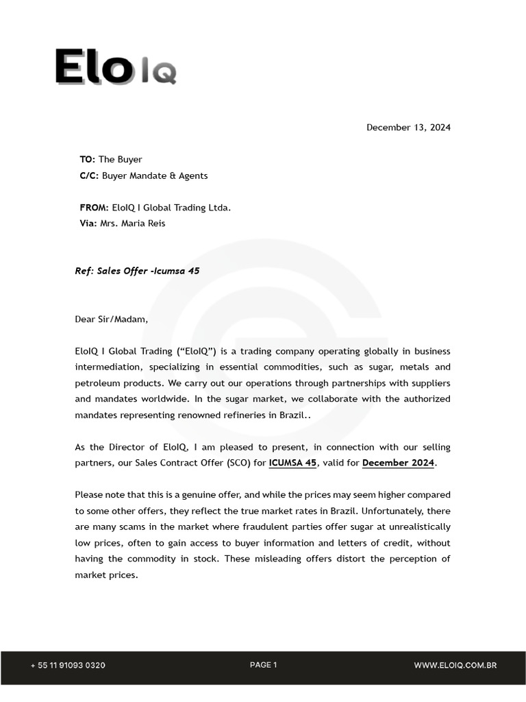 Sco - Ic45-12 - 2024 | PDF | Letter Of Credit | Procurement