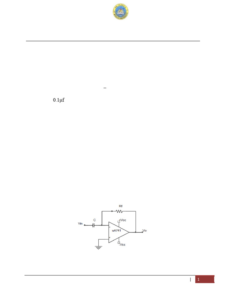 Lecturenote - 983321828exp 6 Differentiator | PDF | Operational ...