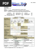 Section 28 Trade Test | PDF