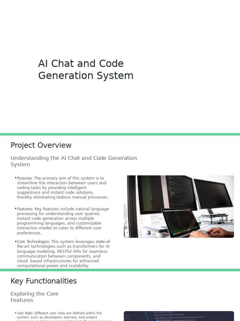 AI Chat & Code Generation System Overview | PDF | Artificial ...