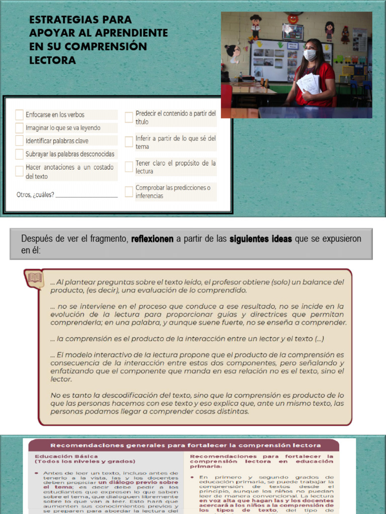 Estrategias de Comprensión Lectora | PDF | Comprensión lectora ...