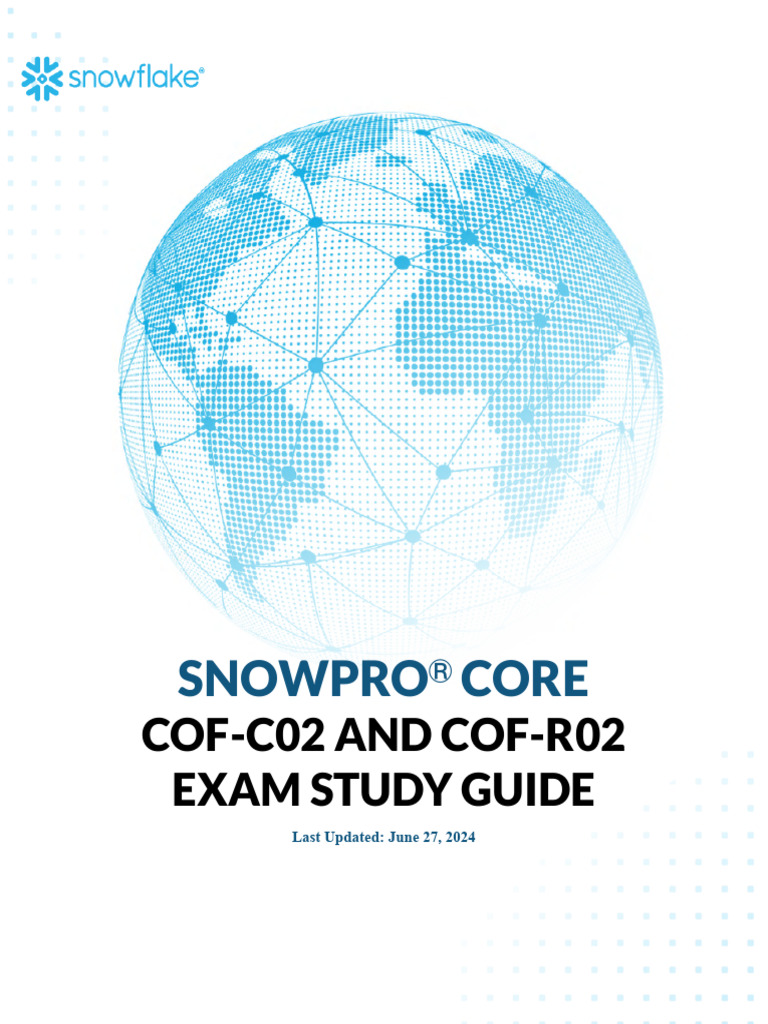 SnowProCore_Exam-Study-Guide_062724 | PDF | Cloud Computing | Sql