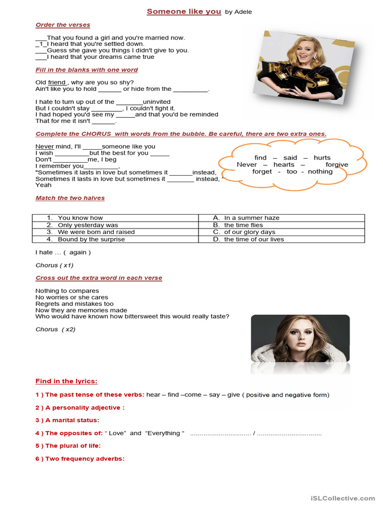 Someone Like You - Adele | PDF