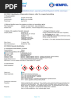 Hempalin Enamel 52140 Safety Data Sheet | PDF | Chemistry ...
