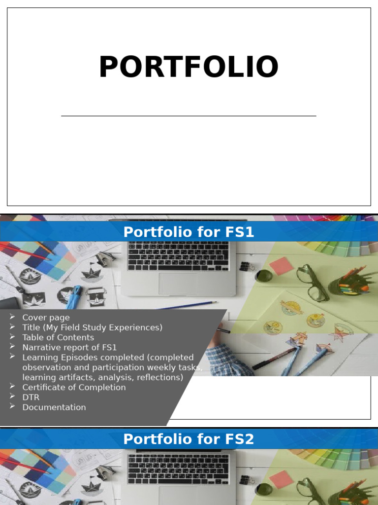 Field Study Portfolio Overview | PDF