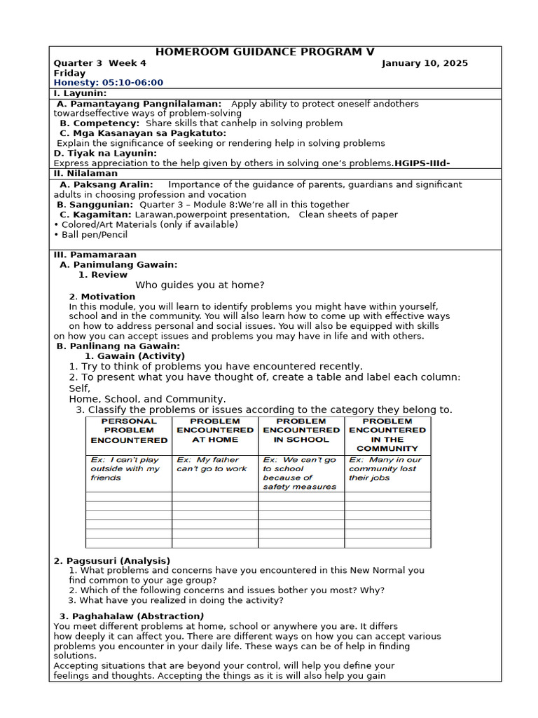 HGP5_Q3_W4 | PDF | Behavior Modification | Cognitive Psychology