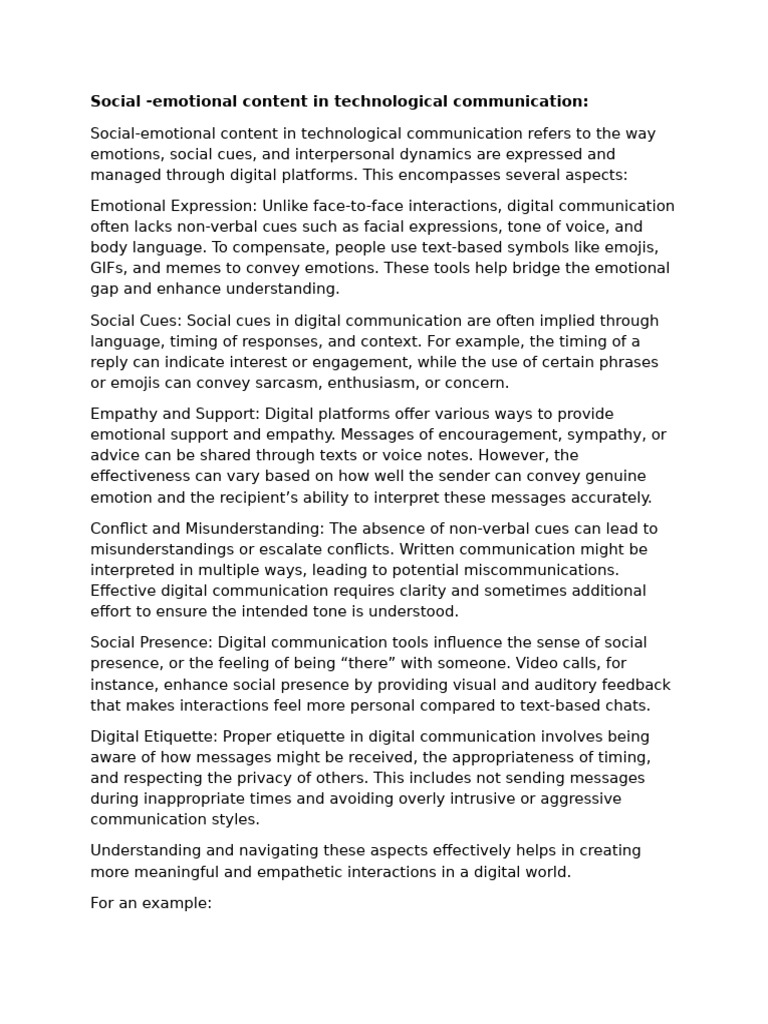 Enhancing Emotions in Digital Communication | PDF | Communication ...