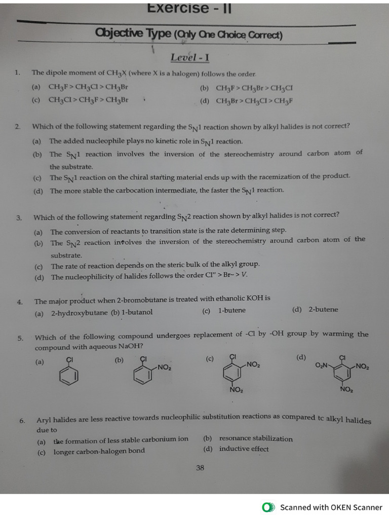 Alkyl Halide Aryl Halide Paper | PDF