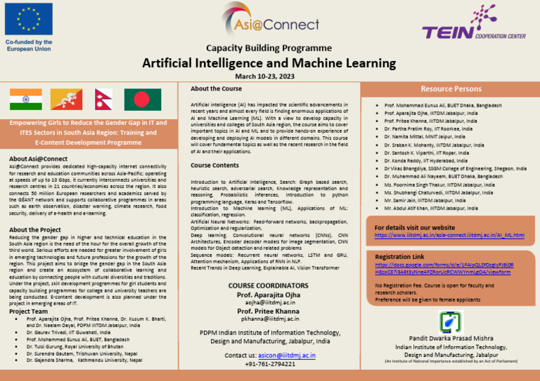 Brochure AI ML Programme | PDF | Deep Learning | Learning