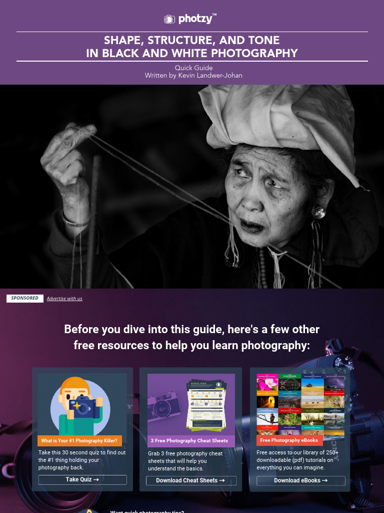 Tutorial+BW+Photography | PDF | Composition (Visual Arts) | Shutter Speed