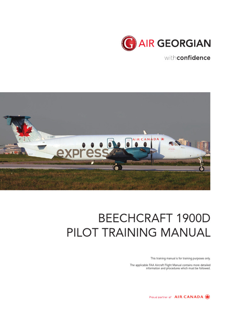 Beechcraft 1900D Pilot Training Manual | PDF | Flight Control Surfaces | Mechanical Engineering