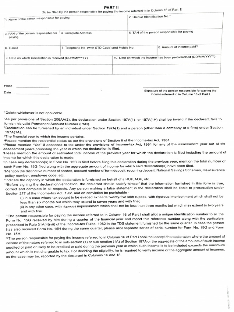 Tax Declaration Guide for Payers | PDF | Income Tax | Taxation