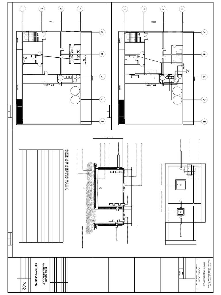 THIRD WATER LINE _ SEWER LINE LAYOUT _ SEPTIC VAULT DETAIL (8-20-16 ...