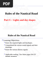 Colreg Light and Shapes | PDF | Stern | Mast (Sailing)