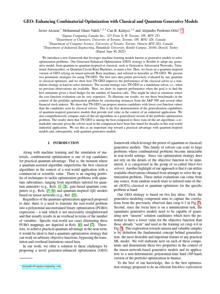 GEO Quantum | PDF | Mathematical Optimization | Quantum Computing