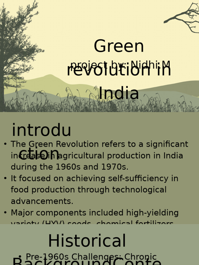 Green Revolution in India: Impact & Legacy | PDF | Green Revolution ...