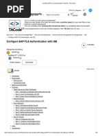 Configure EAP-TLS Authentication With ISE PDF | PDF | Public Key Certificate | Radius