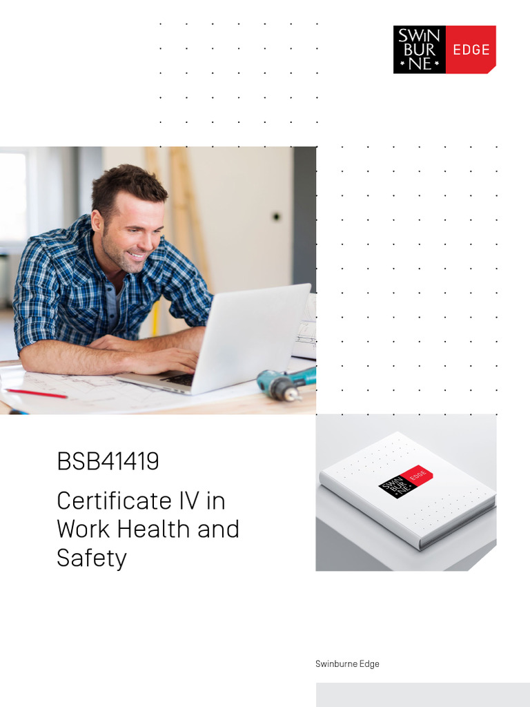 04 Cert IV WHS Qual Brochure | PDF | Occupational Safety And Health | Risk