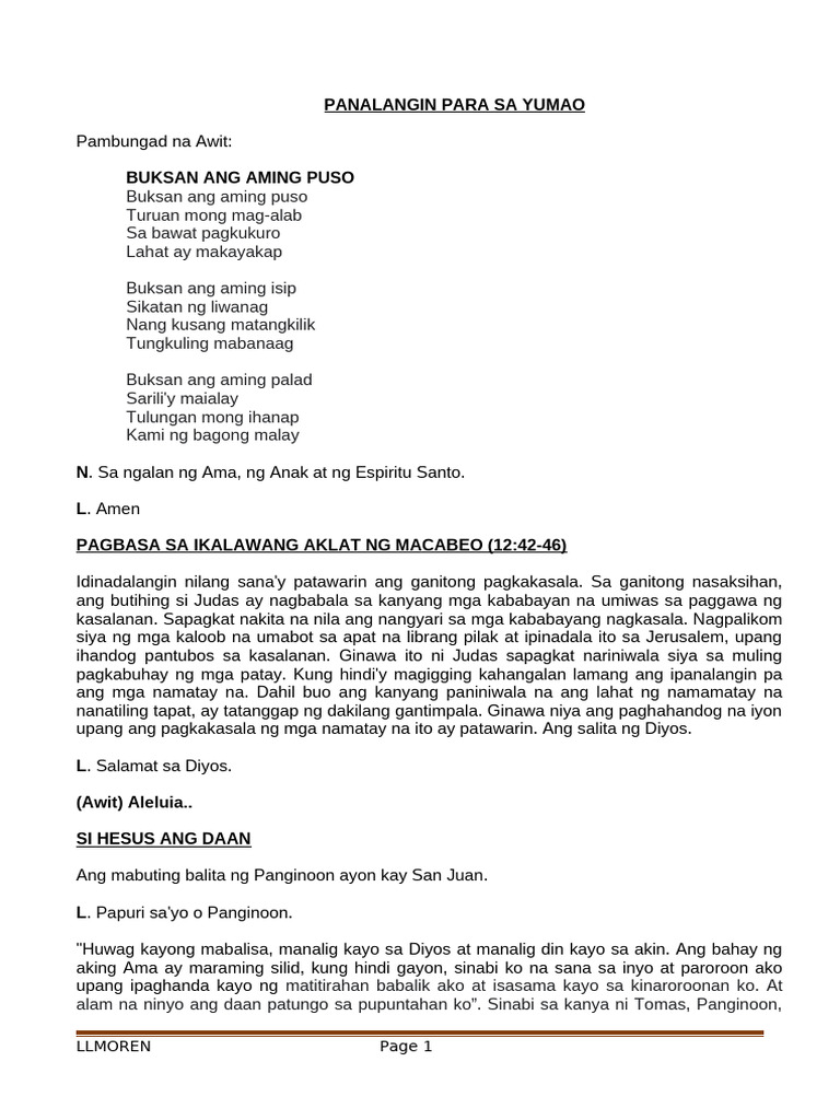 VIGIL-SA-PATAY | PDF