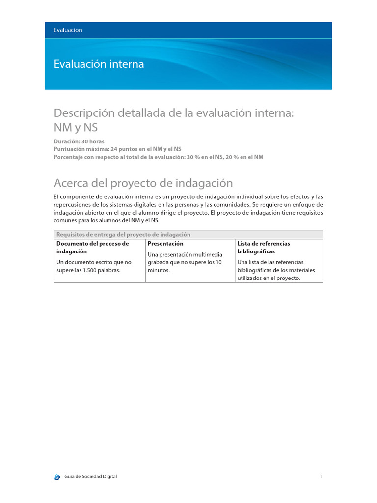 Evaluacion Interna SD | PDF | Evaluación | Citación