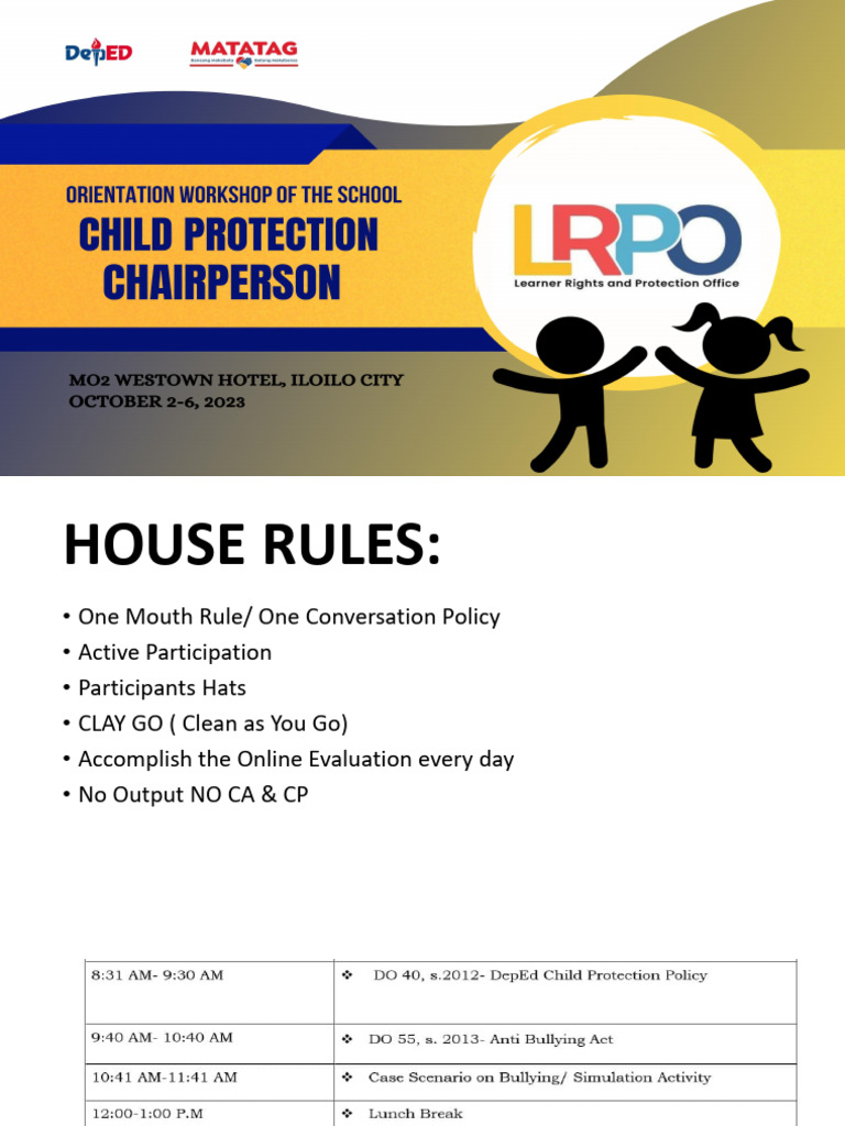 FINAL - DepEd Child Protection Policy | PDF | Child Abuse | Misconduct