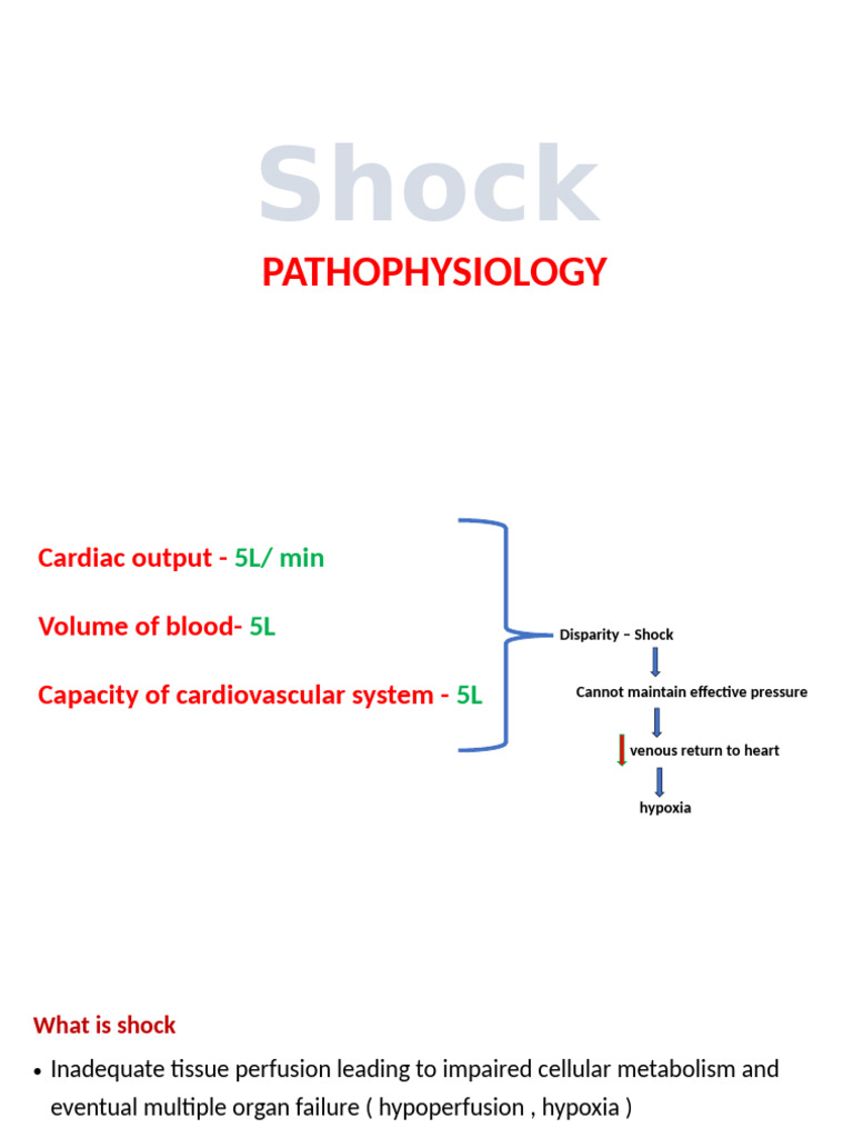 Circulatory Shock | PDF | Shock (Circulatory) | Heart