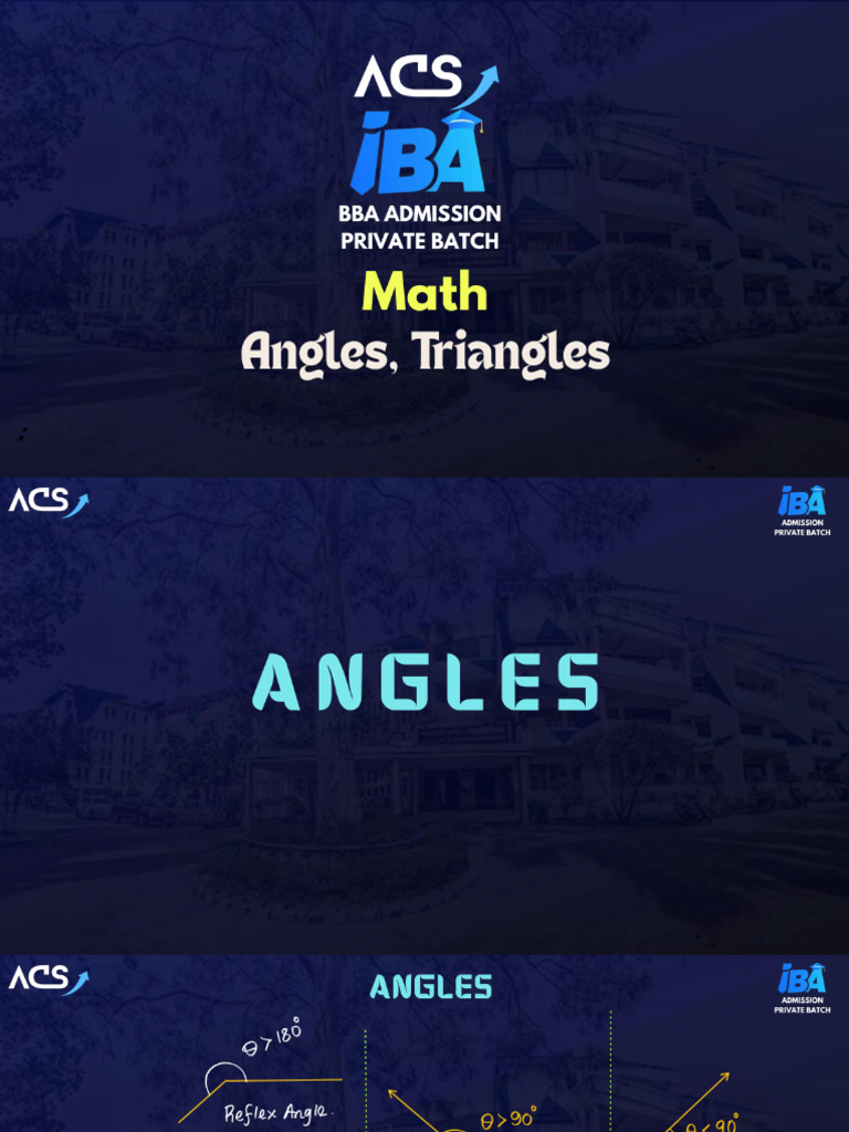 ACS IBA BBA Math 24 | PDF