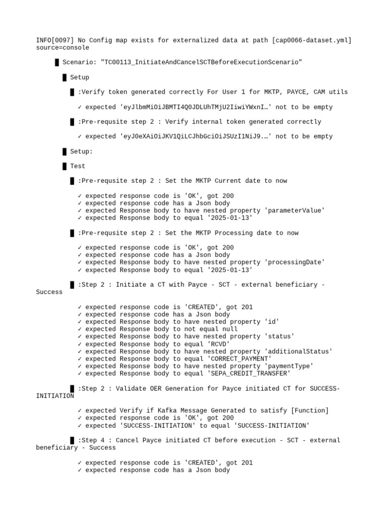 TC0066 tc113 Logs | PDF | Computing | Computer Programming