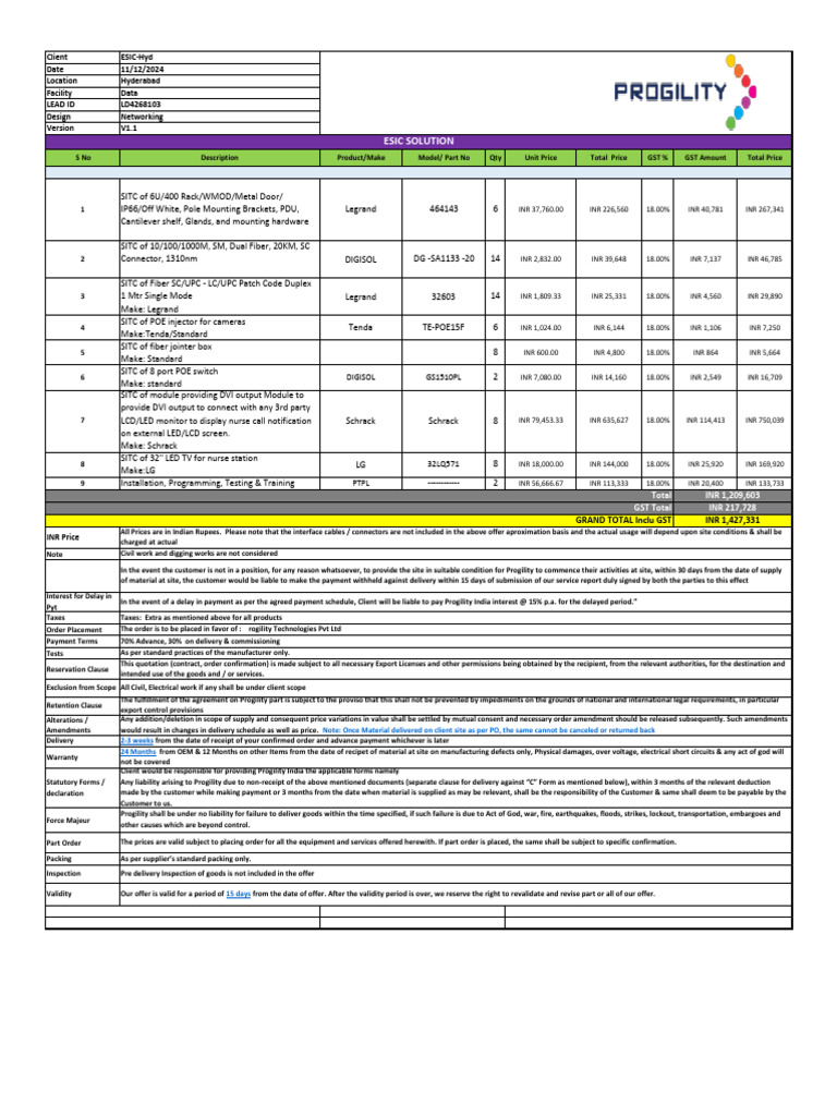 ESIC revised quotation-12_Nov_2024 | PDF ESIC revised quotation-12_Nov_2024 | PDF