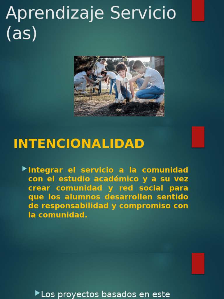 Aprendizaje Servicio (as) | PDF