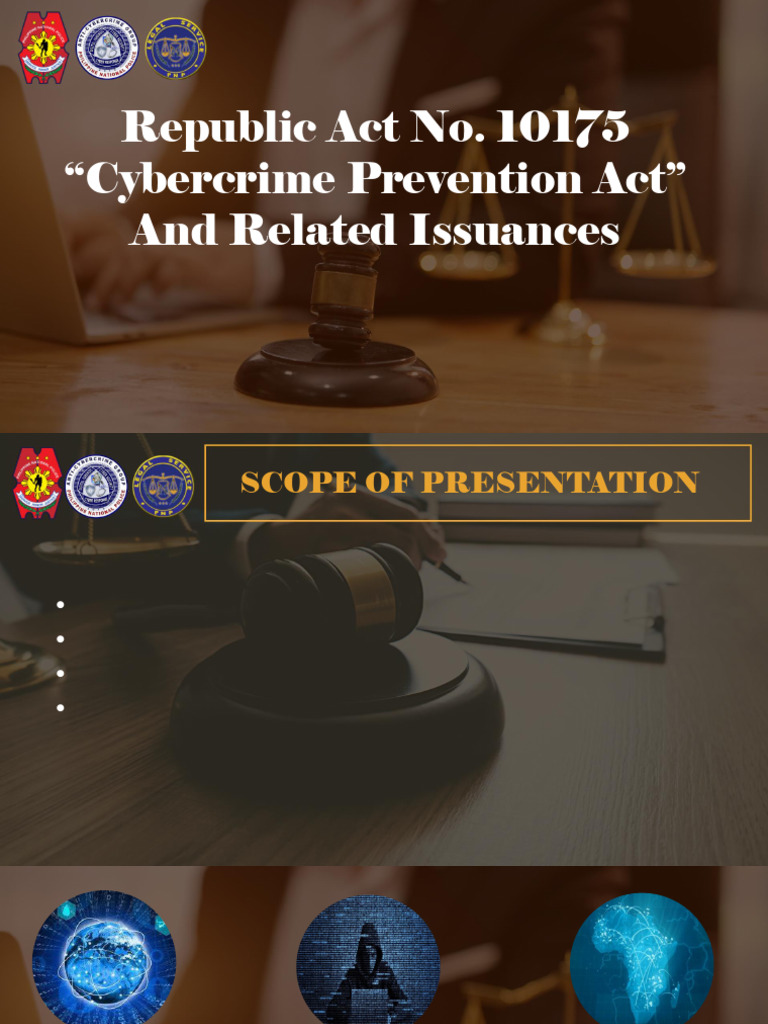 Lecture On RA 10175 As of Sep 26 2024 | PDF | Defamation | Phishing