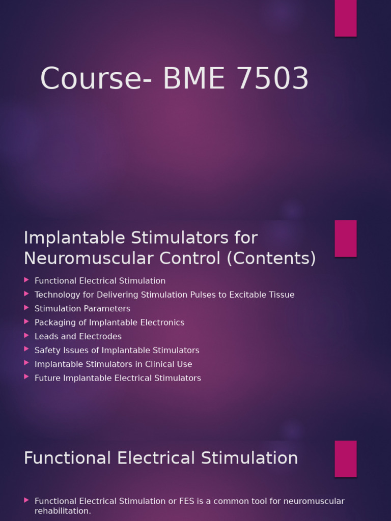 Implantable Stimulator | PDF | Deep Brain Stimulation | Electrical ...