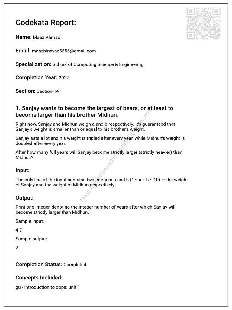 Codekata Report 1717059691342 | PDF | Anonymous Function | Parameter (Computer Programming)