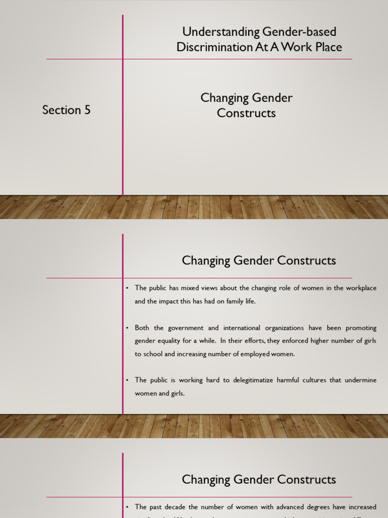 2.5 - Changing Gender Constructs | PDF | Woman | Gender